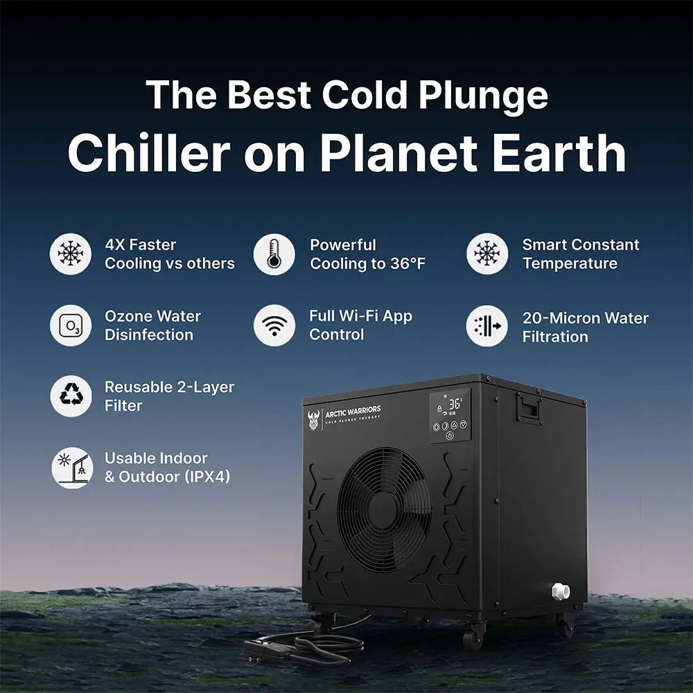 Water Chillers For Ice / Cold Plunge - Arctic Warriors - Ice